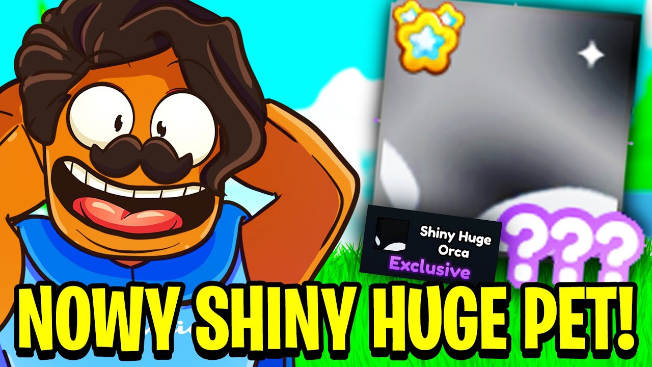 Trafiłem SHINY HUGE ORCA w Pet Simulator X * NOWY SHINY HUGE PET ...