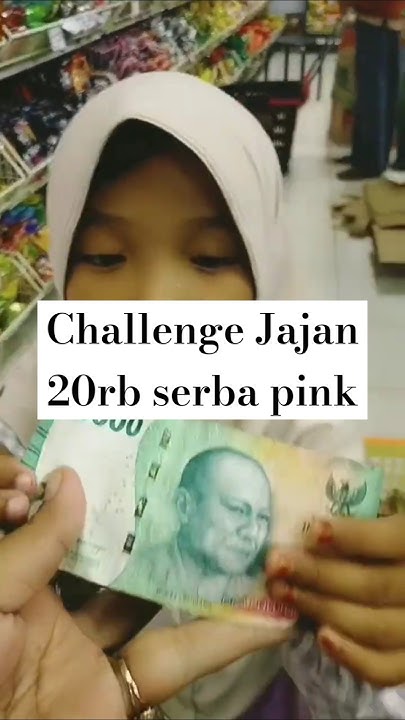 Challenge Jajan 20rb serba pink - YouTube
