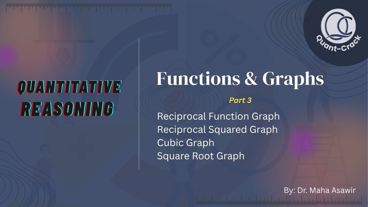 Functions & Graphs -3 | Reciprocal, Cubic, Square Root Graphing - YouTube