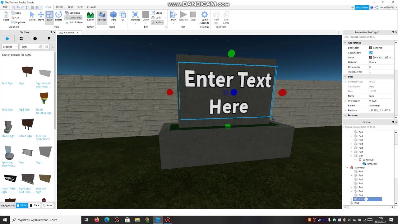 JAK ZROBIĆ TEXT W ROBLOXIE to proste Roblox Studio - YouTube