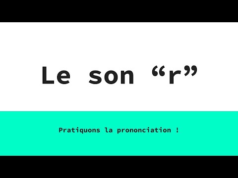 Le son R en français (the R sound in French) - YouTube