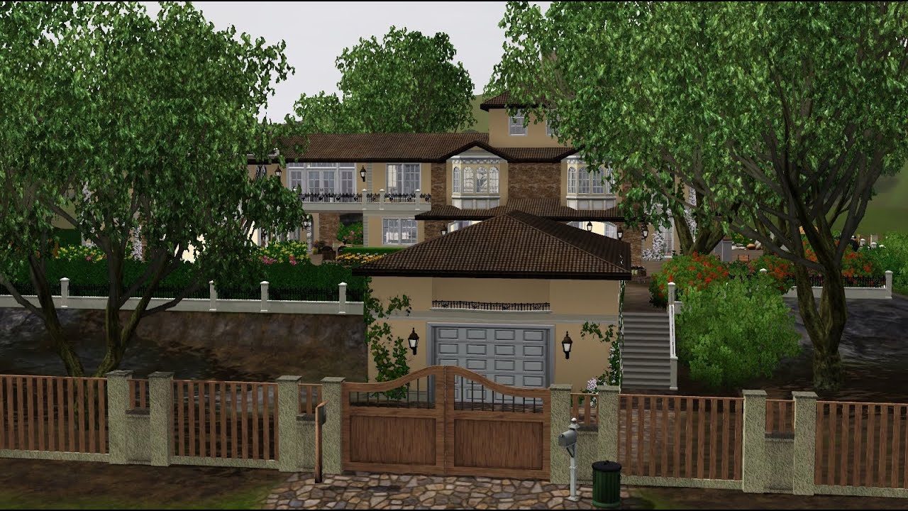 The Sims 3.Country house "Olive".Вилла"Олива". - YouTube
