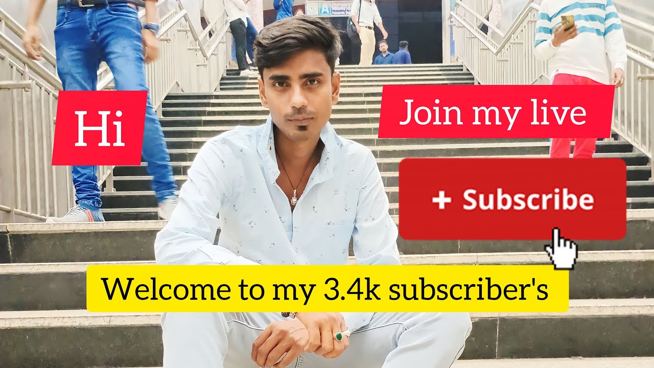 welcome to my 3.4k subscriber's - YouTube