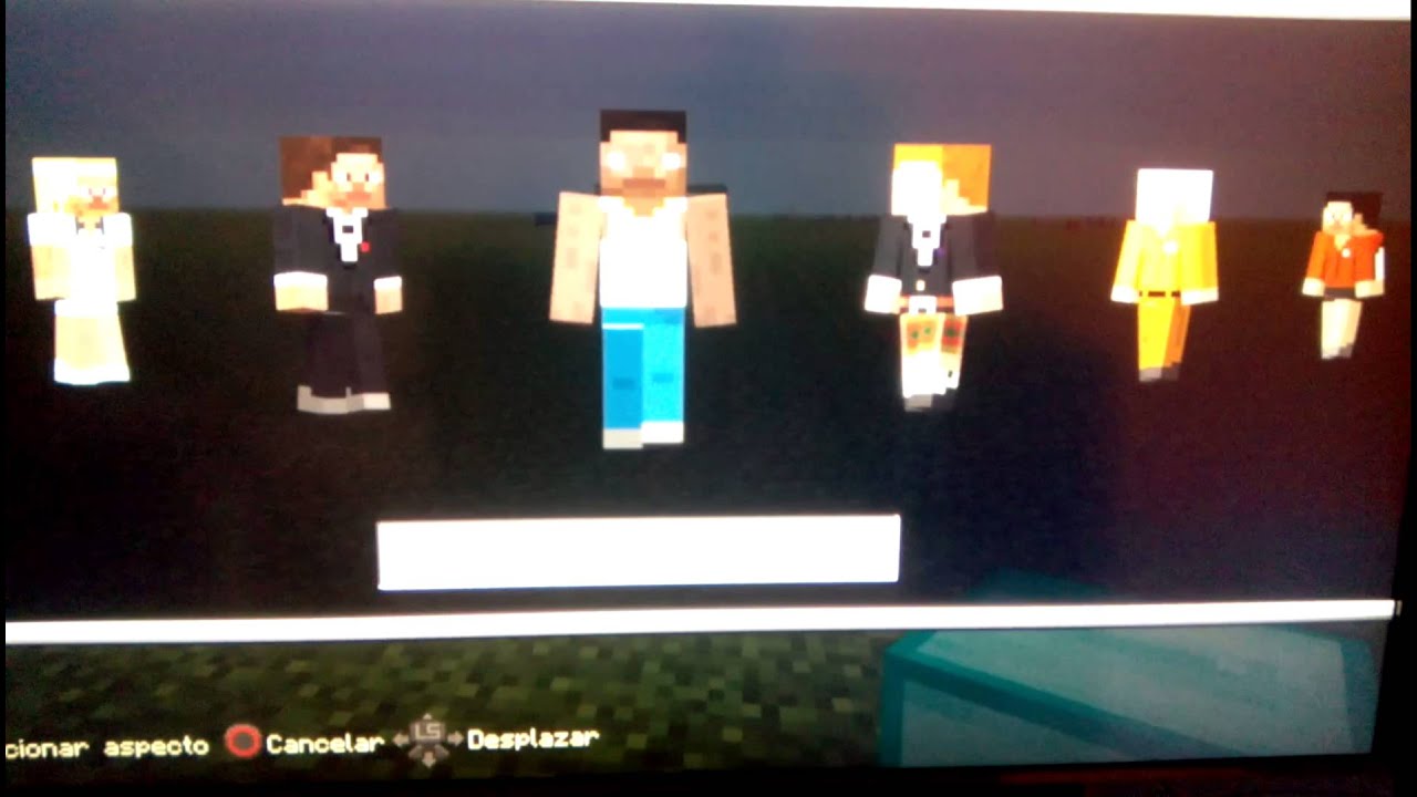 Como cambiar otras skins de minecraft ps4 - YouTube