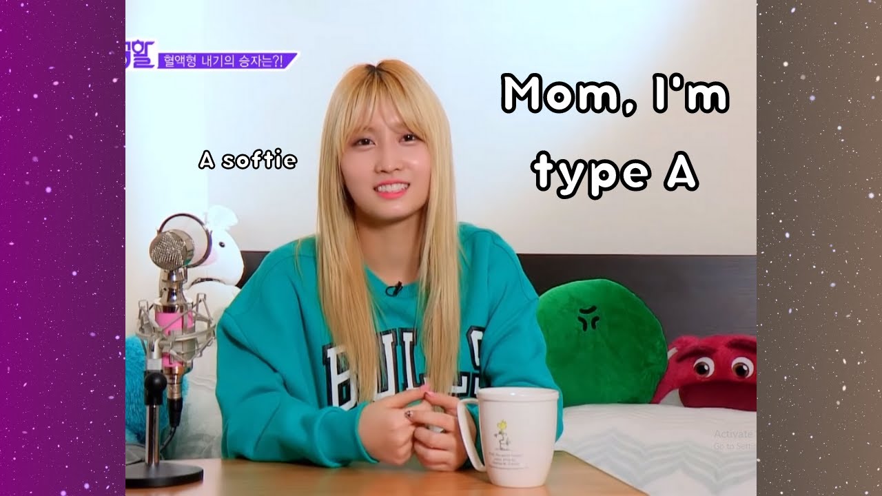 Momo becomes a softie when talking to her mom (ft. her blood type ...
