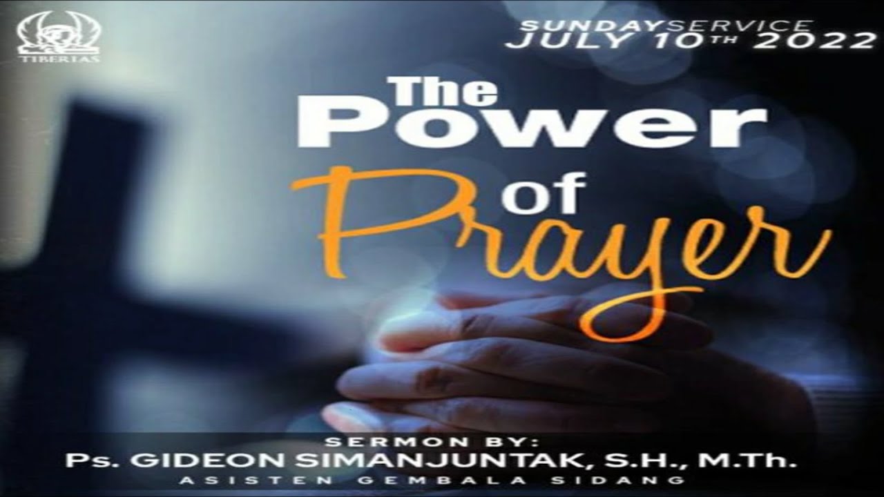 Pdt. Gideon Simanjuntak - The Power Of Prayer - YouTube