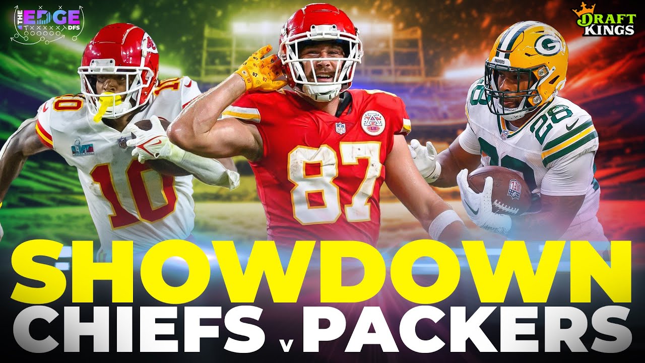 CHIEFS vs PACKERS | Sunday Night Showdown Picks and Lineup Builds | 12.3.23 | Draftkings NFL DFS ...