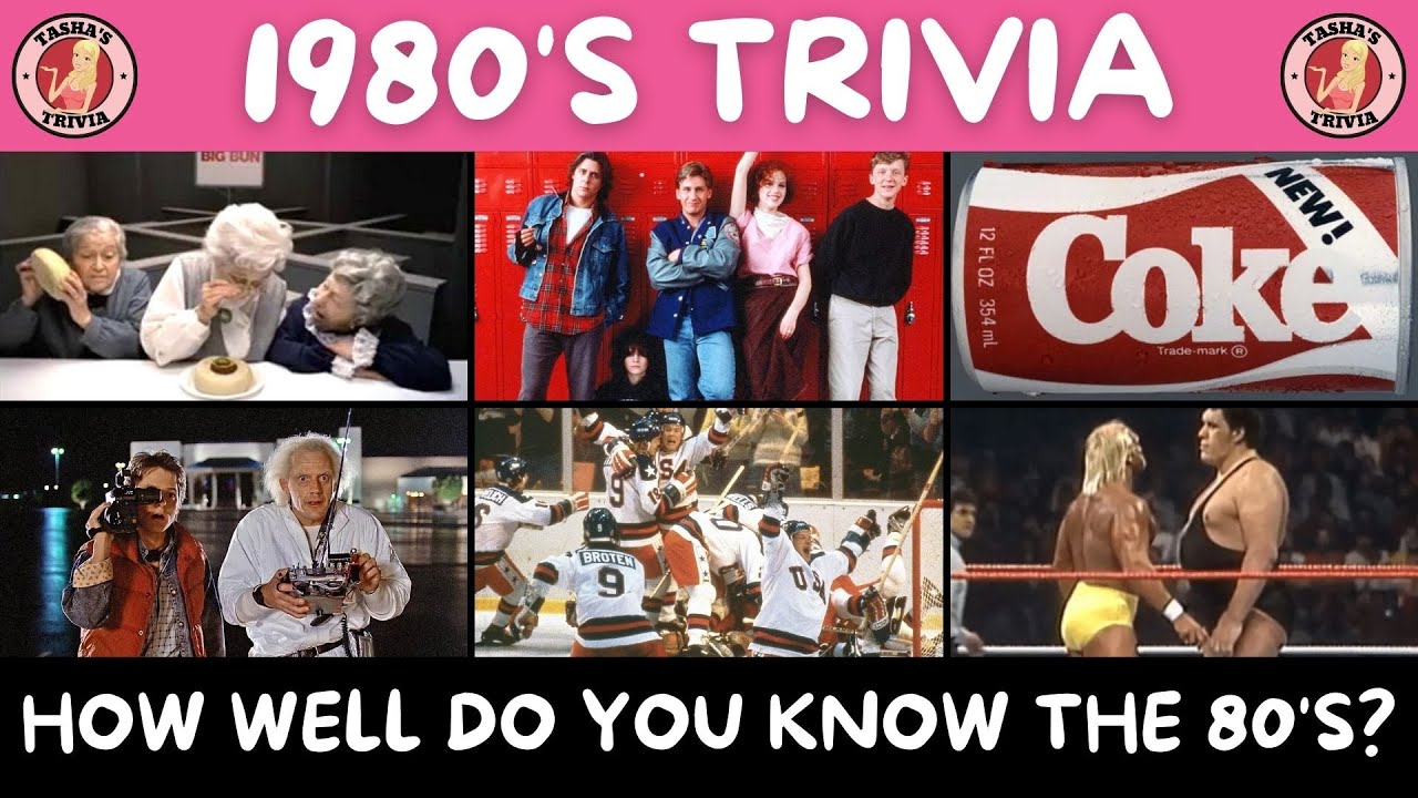 1980's Trivia Quiz - 80 Totally Awesome Questions About The 80's - YouTube