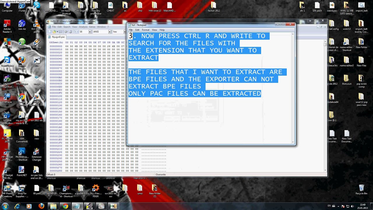 WWE SVR 2011/2010 PSP/PS2 TUTORIAL : HOW TO EXTRACT ANY KIND OF FILE ...
