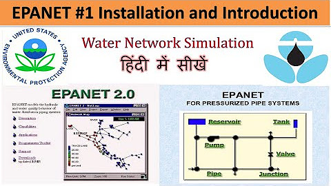 EPANET Tutorials in Hindi - YouTube