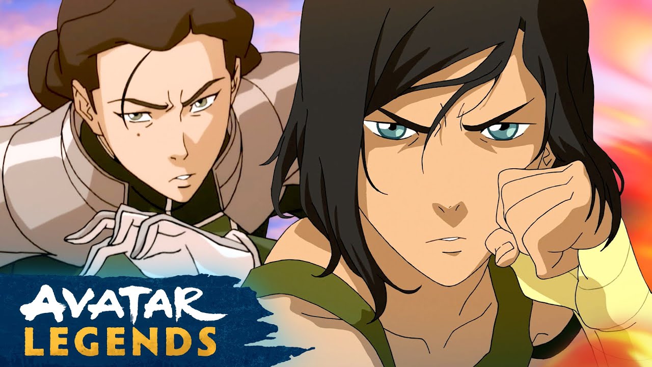 Korra vs. Kuvira: The Battle of Zaofu | A Closer Look | Avatar - YouTube