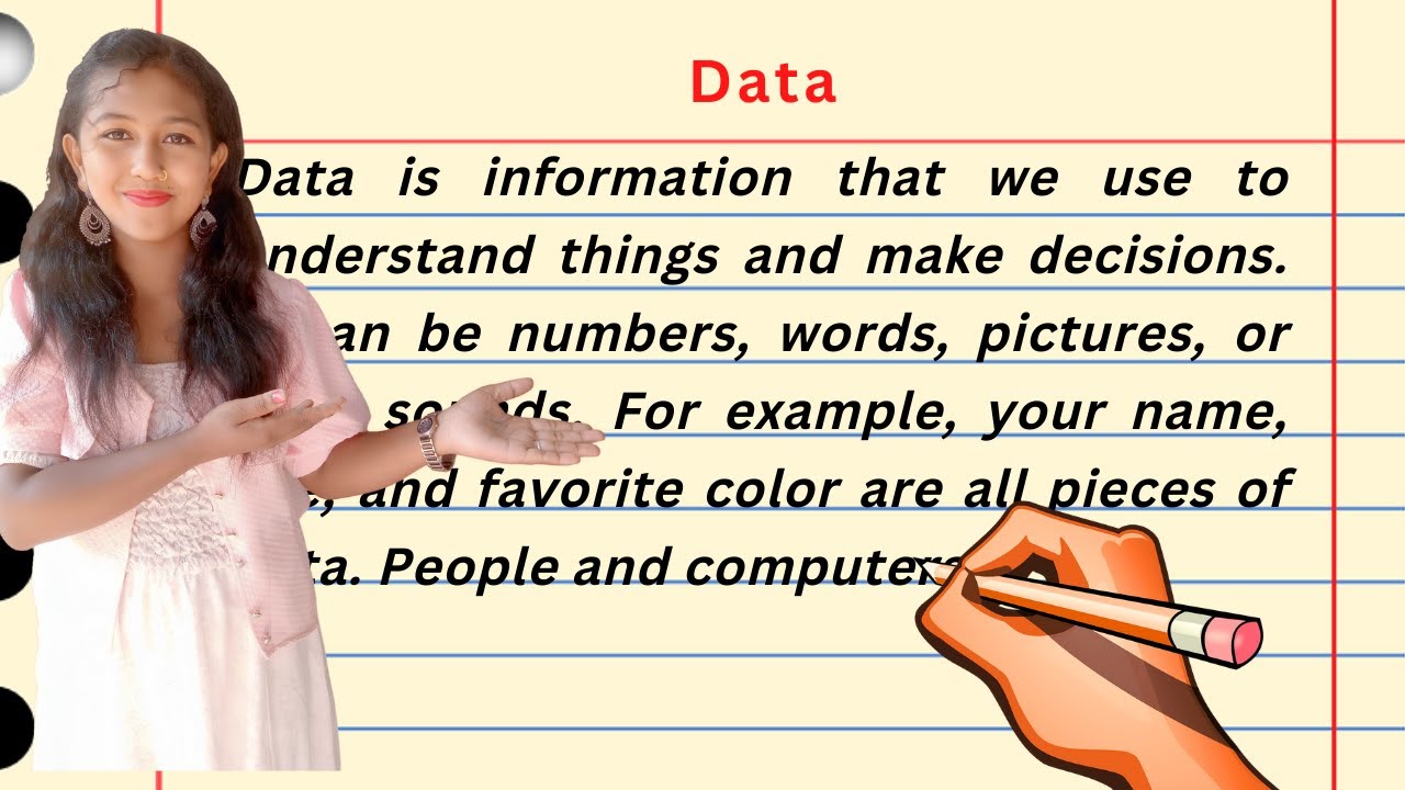 Essay on Data | Essay on Data in English - YouTube