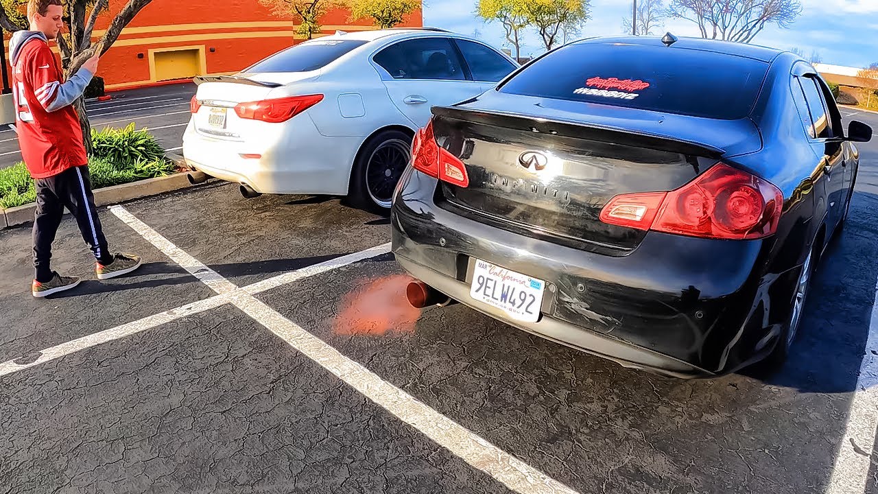 FIRST TIME RIDING IN A TUNED INFINITI G37 - YouTube