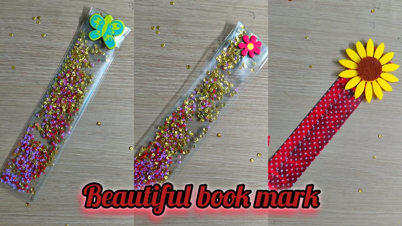 Diy beautiful bookmarks/easy bookmark tutorial #viral#craft#diy#ytvideo#youtube#bookmark# ...
