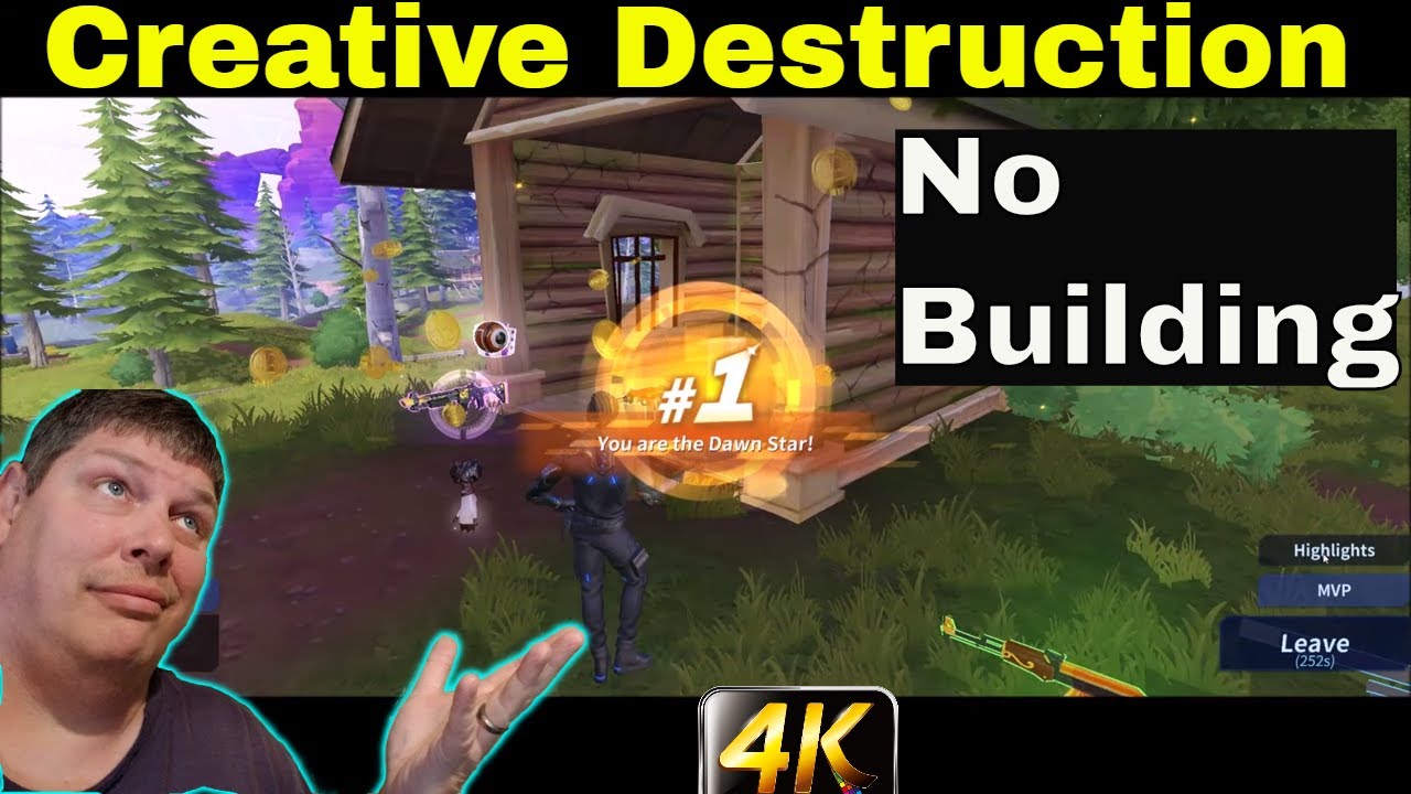 Creative Destruction How to get 1st place ( No building challenge ...