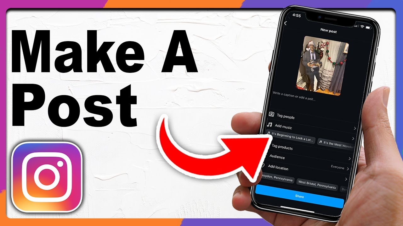 How to Make a Post on Instagram - Full Guide 2024 - YouTube