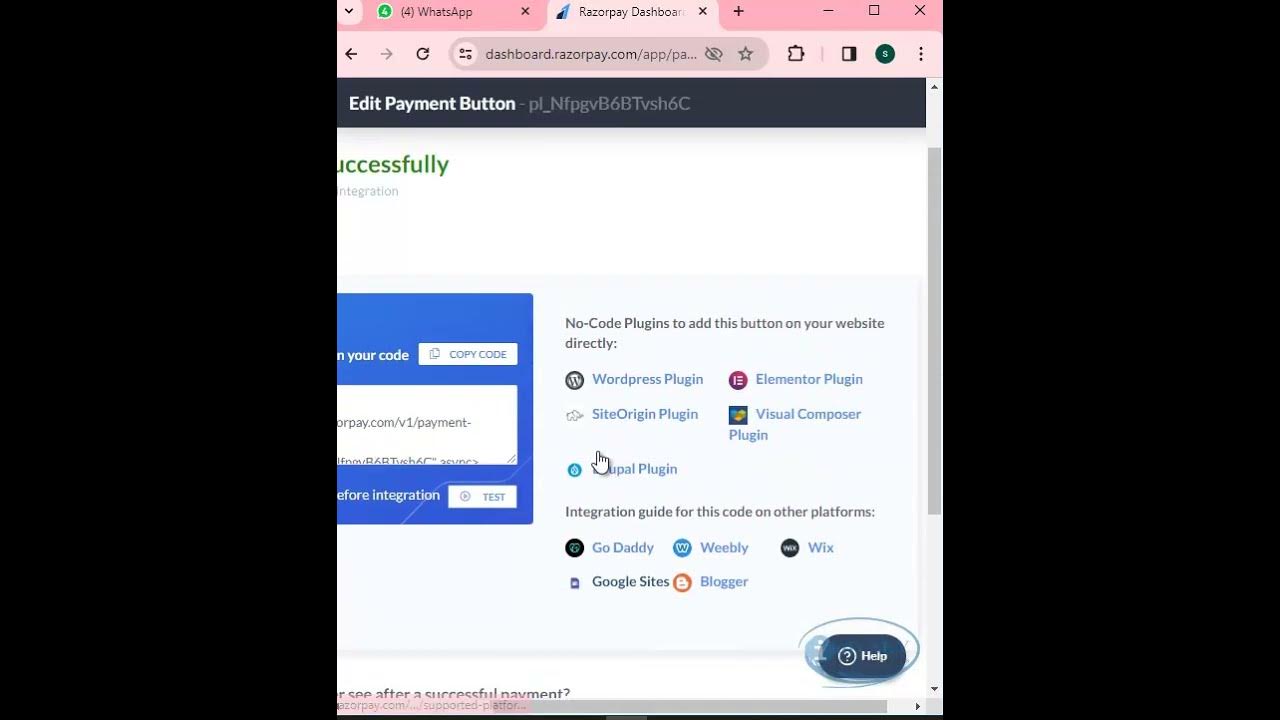 connect Razorpay payment button to your landing Page ? #code #infysky #razorpay #reactjs - YouTube