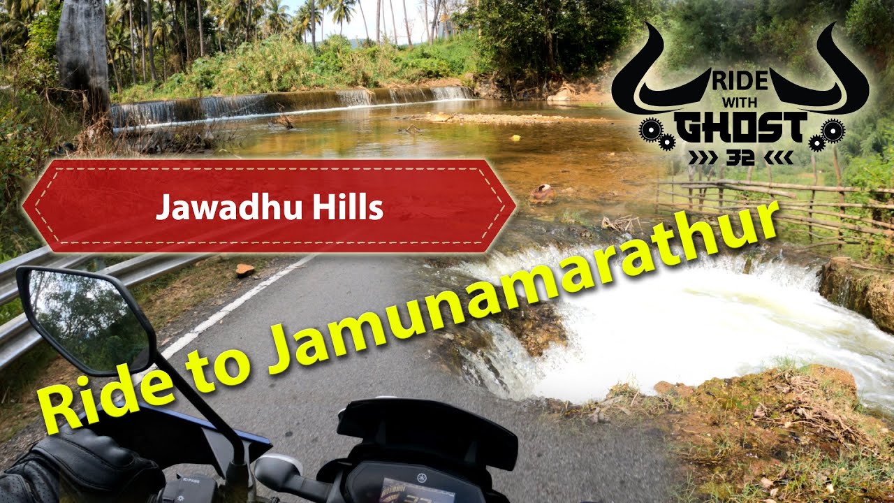 4K | Short ride to Jamunamarathur | Jawadhu Hills | Ride with Ghost ...