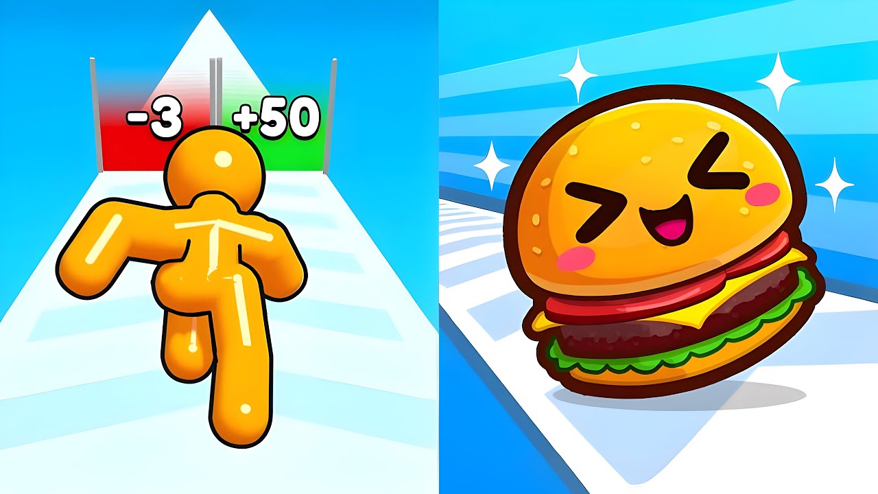 Food Run & Tall Man Run 2025 🔥 NEW Update All Levels UNLOCKED - YouTube
