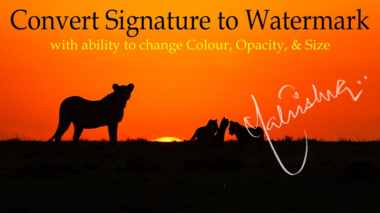 Convert Signature To Watermark With Ability To Change Colour Opacity And Size YouTube convert-signature-to-watermark-with-ability-to-change-colour-opacity-and-size-youtube