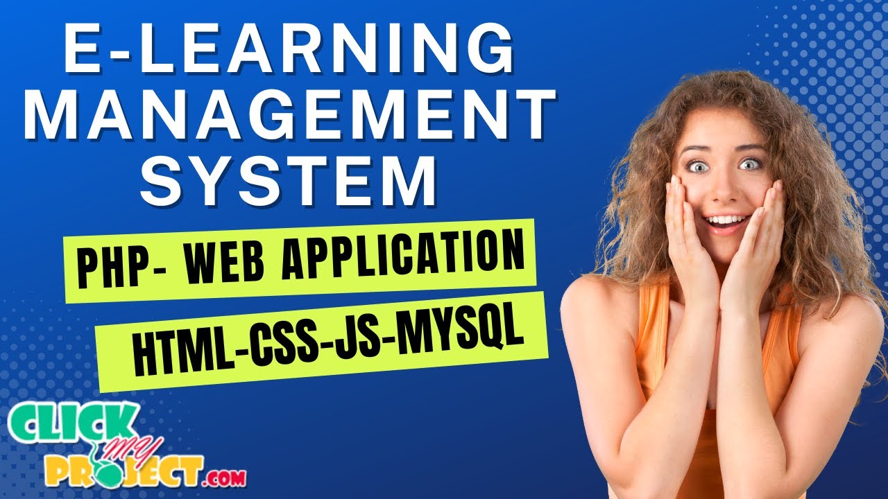 Php Web Application Project E Learning Management System Clickmyproject Youtube