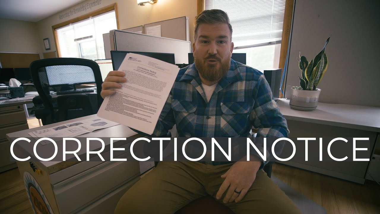 What are Correction Notices? Remodeling Permits Explained - YouTube