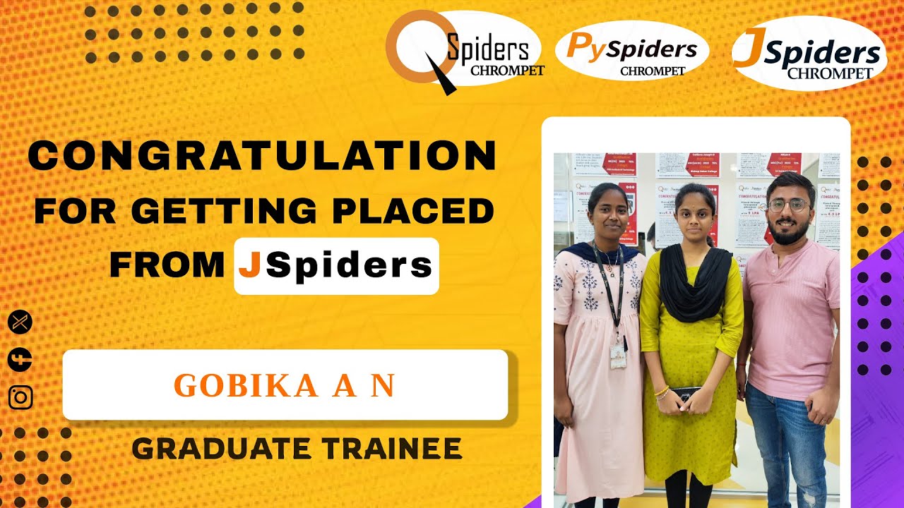 How to get Selected as a GRADUATE TRAINEE |QSpiders/JSpiders/PYspiders ...