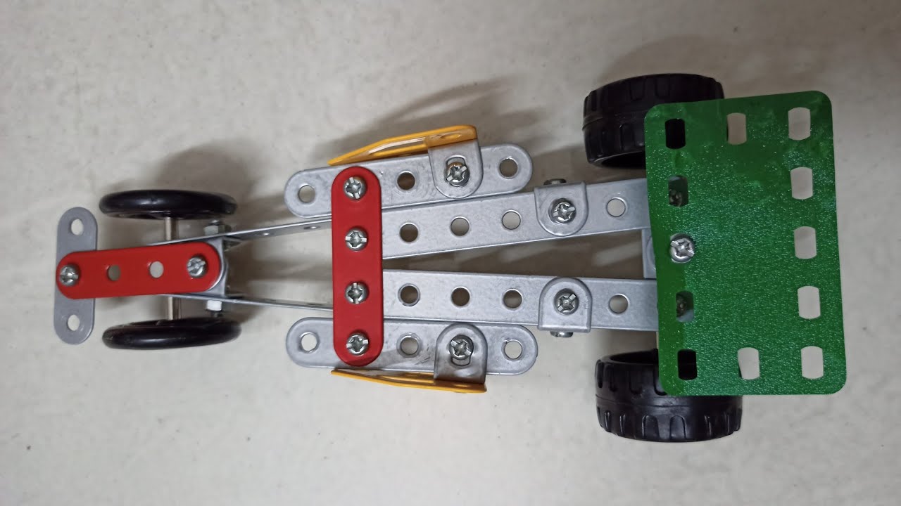 How to make Ferrari car using mechanix toys in very simple way - YouTube
