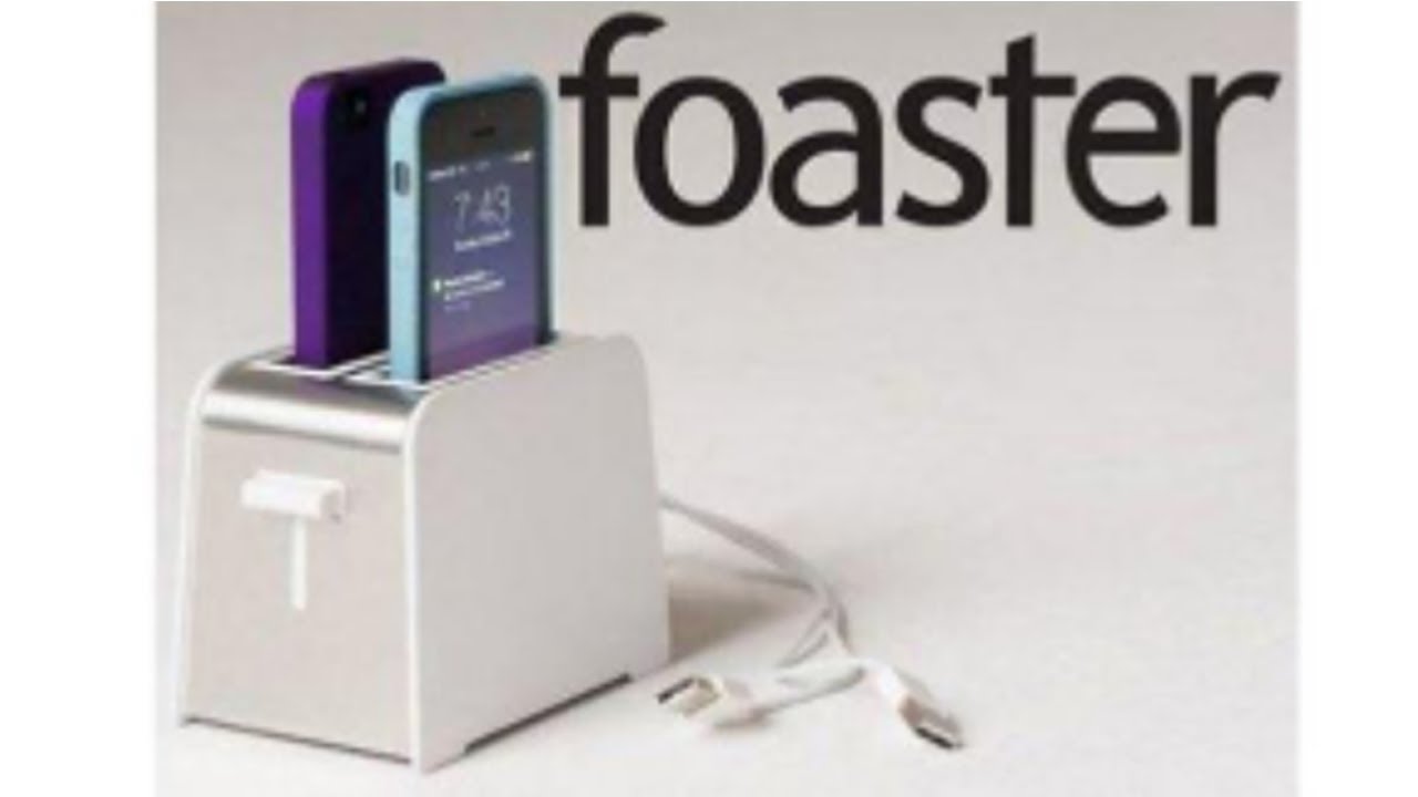 TOASTER CHARGING PHONE | OF COURSE THATS A THING - YouTube