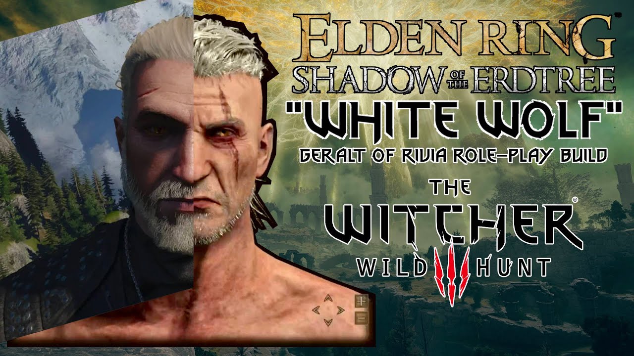 Elden Ring “White Wolf” Geralt of Rivia Role-play Build (The Witcher ...