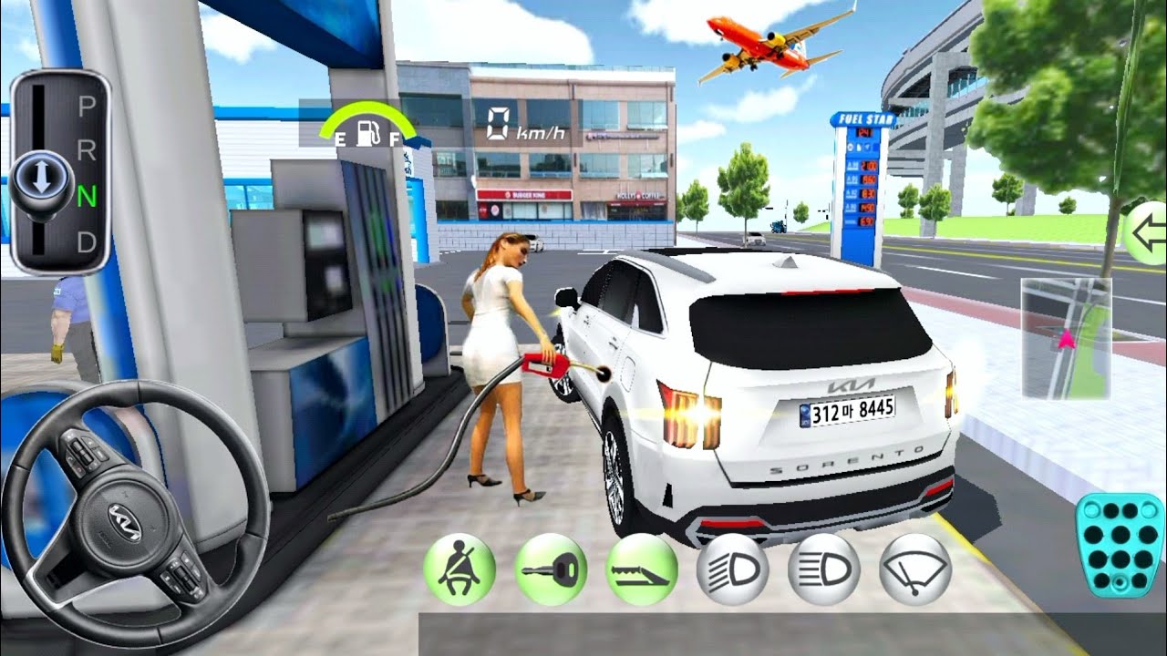 New Update White Ferrari Le-Ferrari Crazy Driving Gas Refuel - Car ...