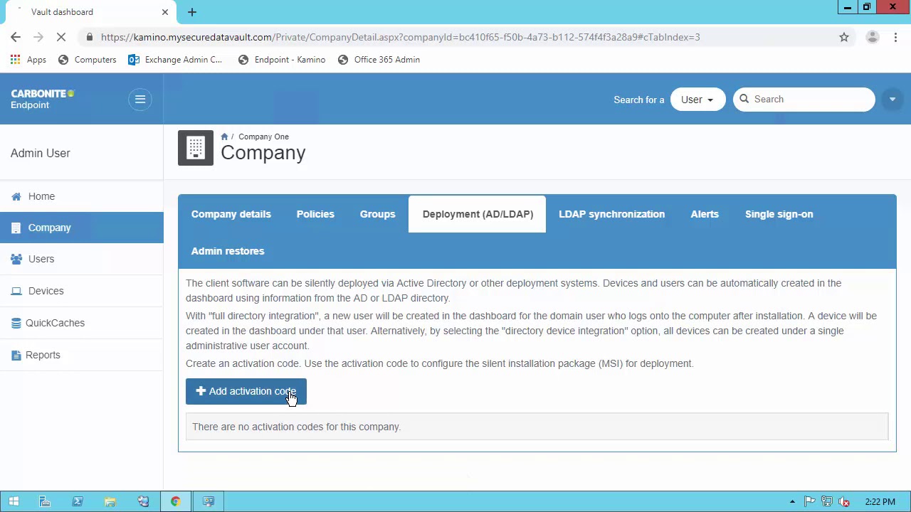 Carbonite Endpoint: Deployment - YouTube
