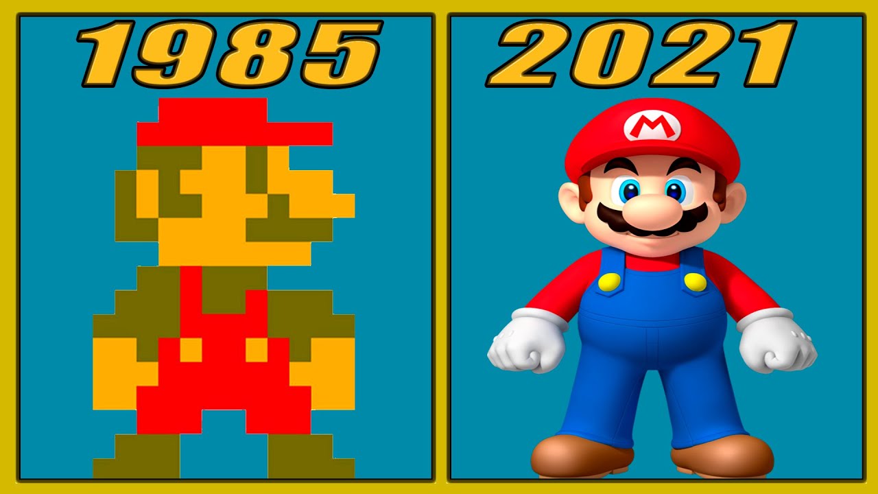 EVOLUTION OF SUPER MARIO GAMES 1985 - 2021 - YouTube