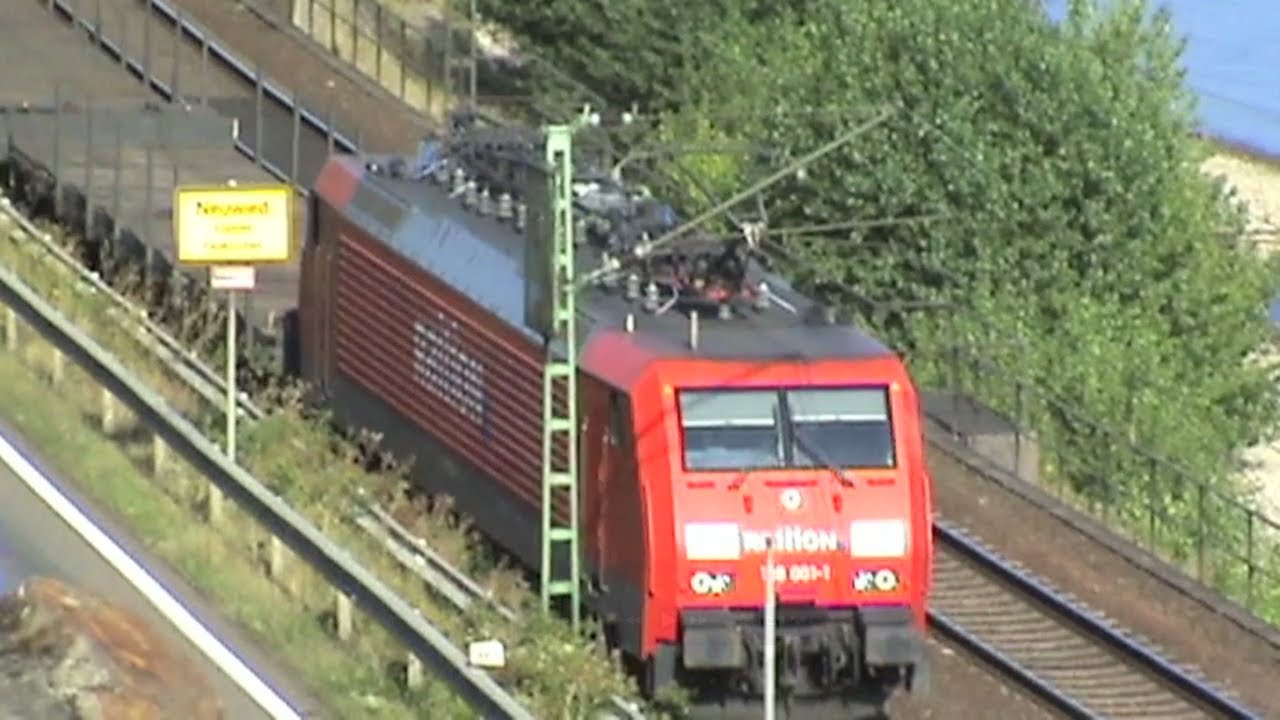 Züge Neuwied, CB Rail Class 66, CB Rail Prima, ITL 186, 2x 203, 185 ...