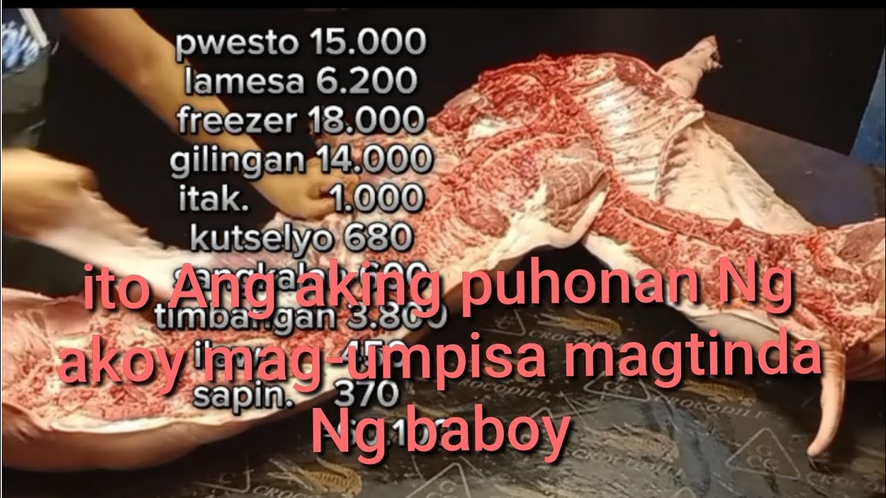 magkano Ang aking puhonan Ng akoy nag simula pa lamang magtinda Ng ...