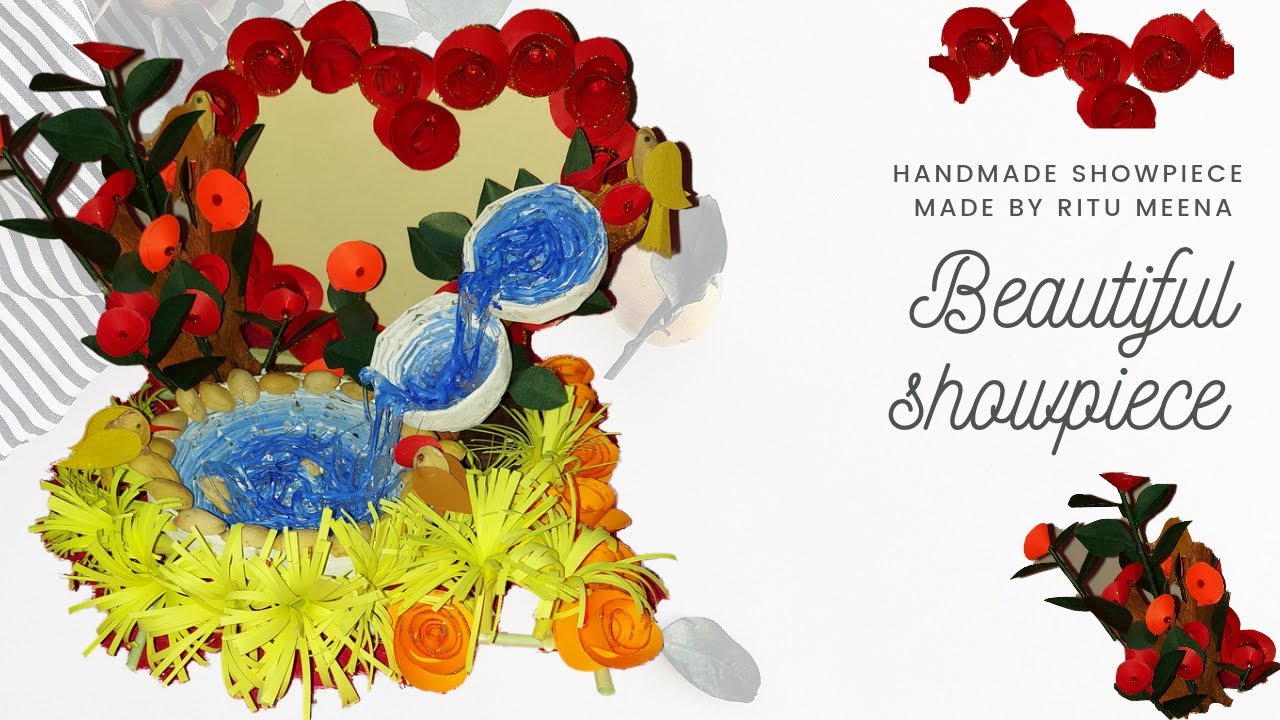 How to make showpiece | Showpiece making at home | How to make ...