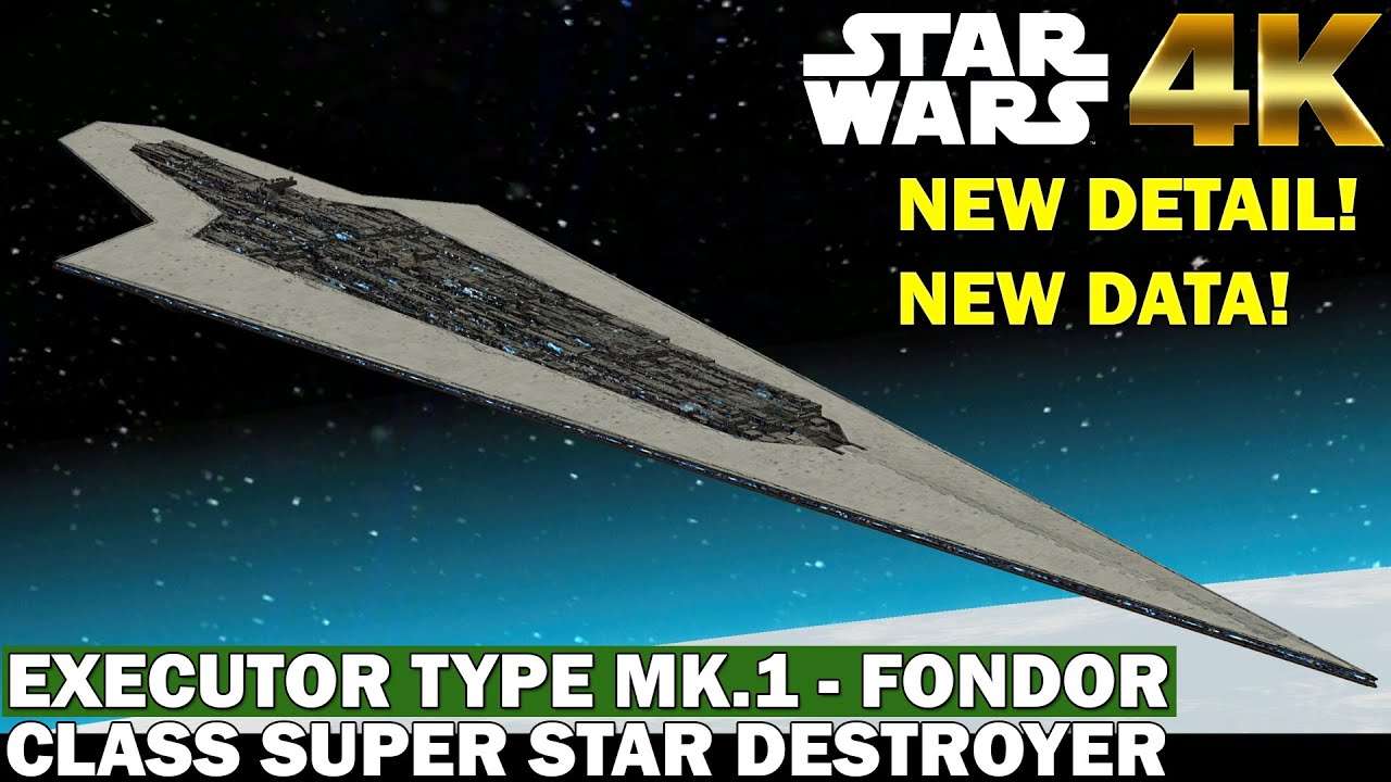 Star Wars: Super Star Destroyer Class Executor Mark I - Fondor 4K - YouTube