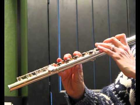 Yamaha 371 Allegro Used Flute - Demo High Register - YouTube
