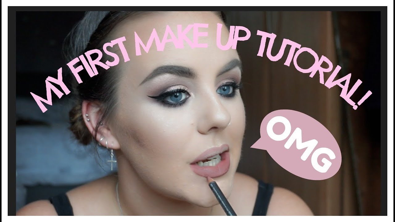 MY FIRST MAKE UP TUTORIAL - YouTube