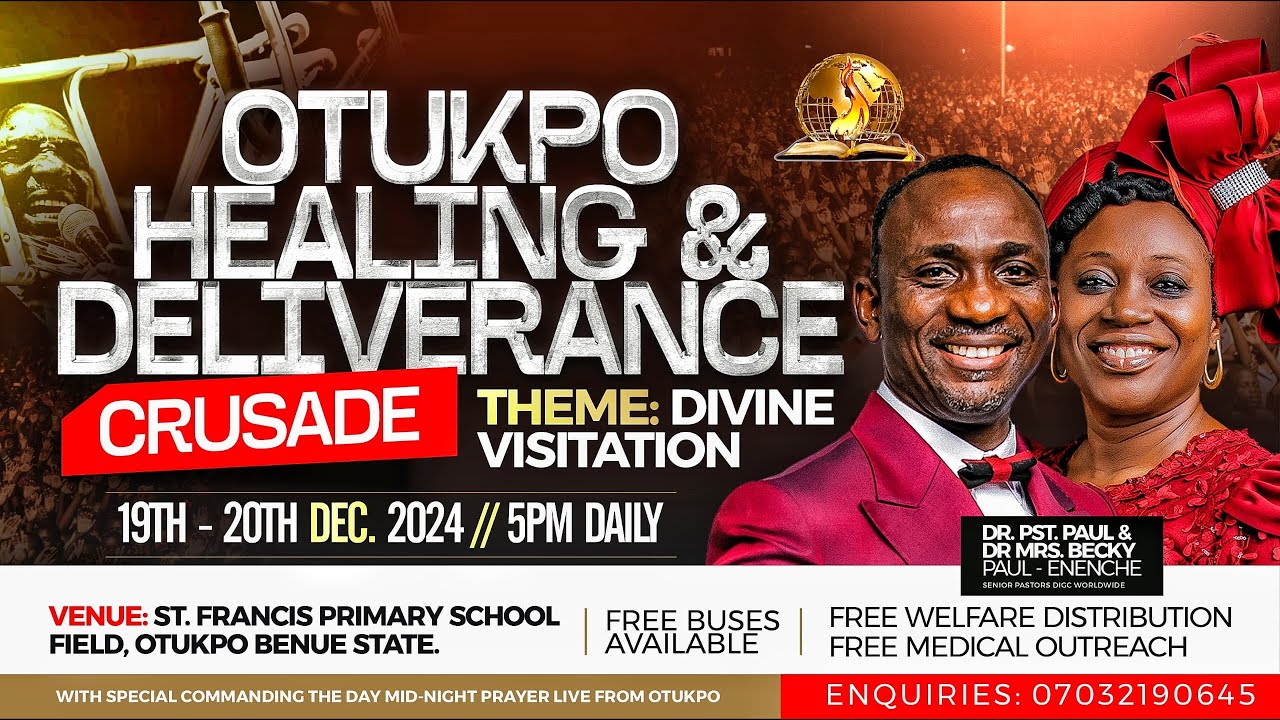 OTUKPO HEALING AND DELIVERANCE CRUSADE (DAY 1 EVENING SESSION). 19-12 ...
