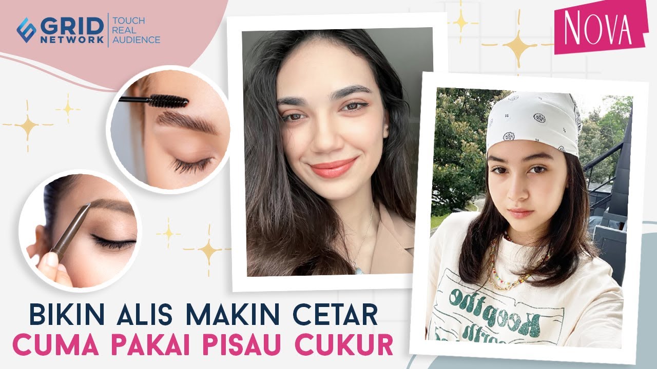 Cara Bikin Alis Simetris Pakai Pisau Cukur - YouTube