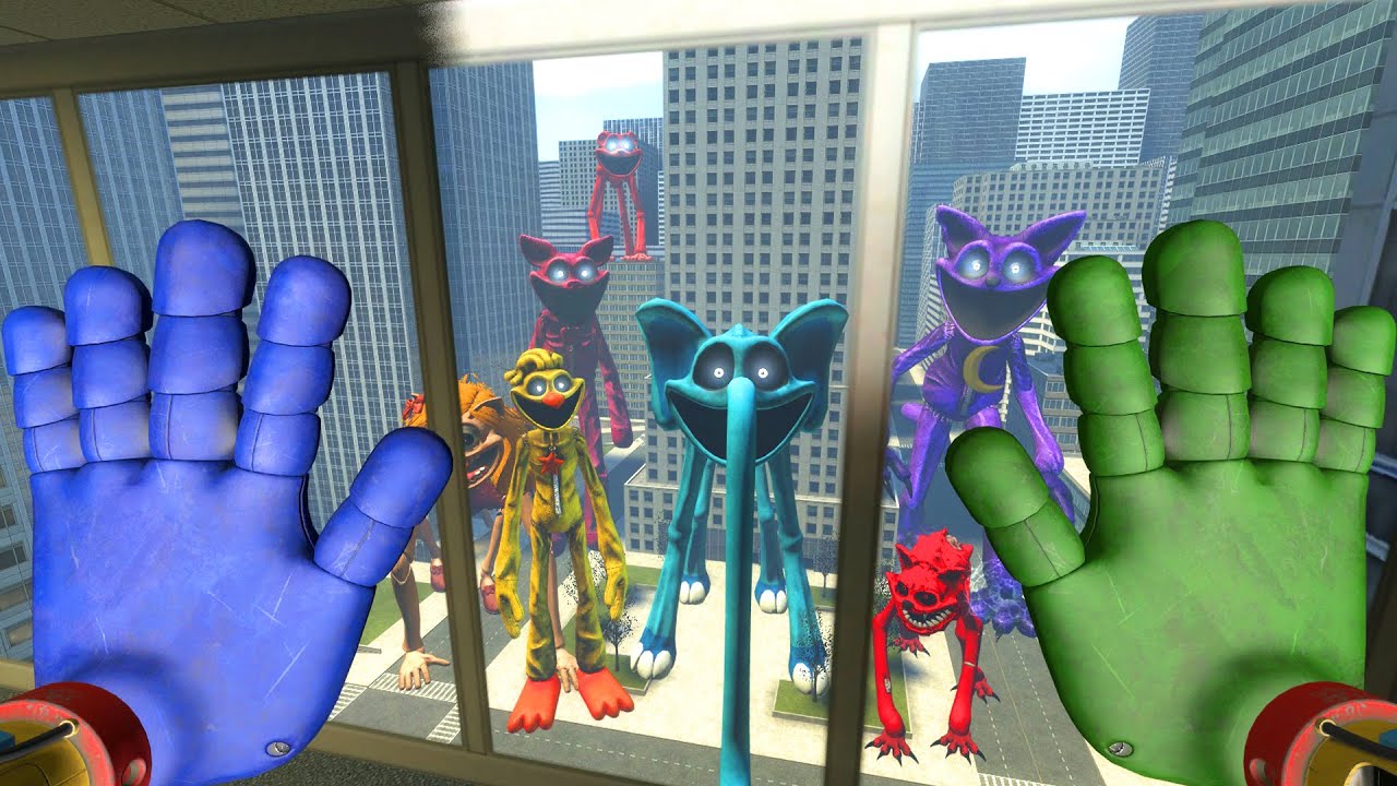 ALL THE NEW SMILING CREATURES FROM POPPY PLAYTIME ATTACKED OUR CITY ...