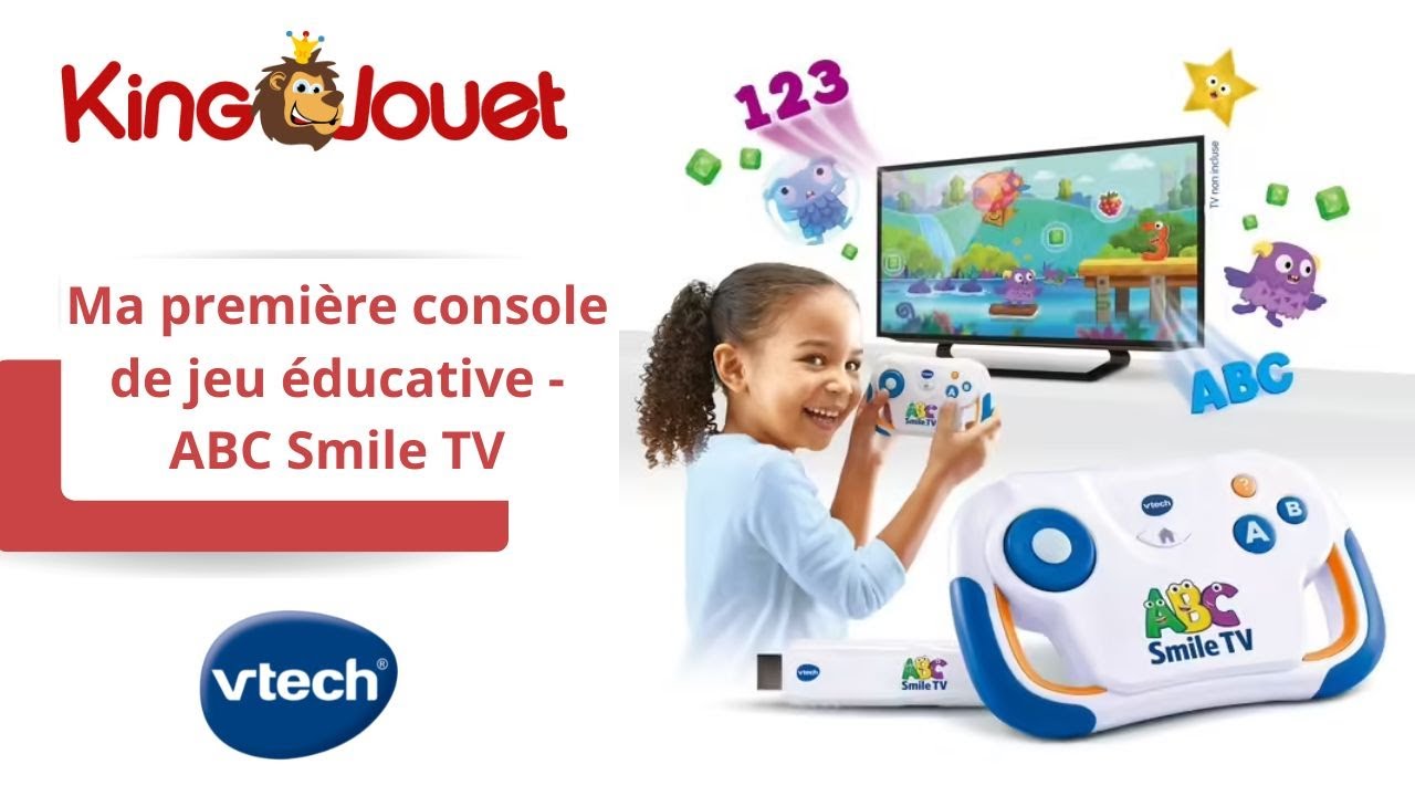 Ma première console de jeu éducative - ABC Smile TV - 871122 - YouTube