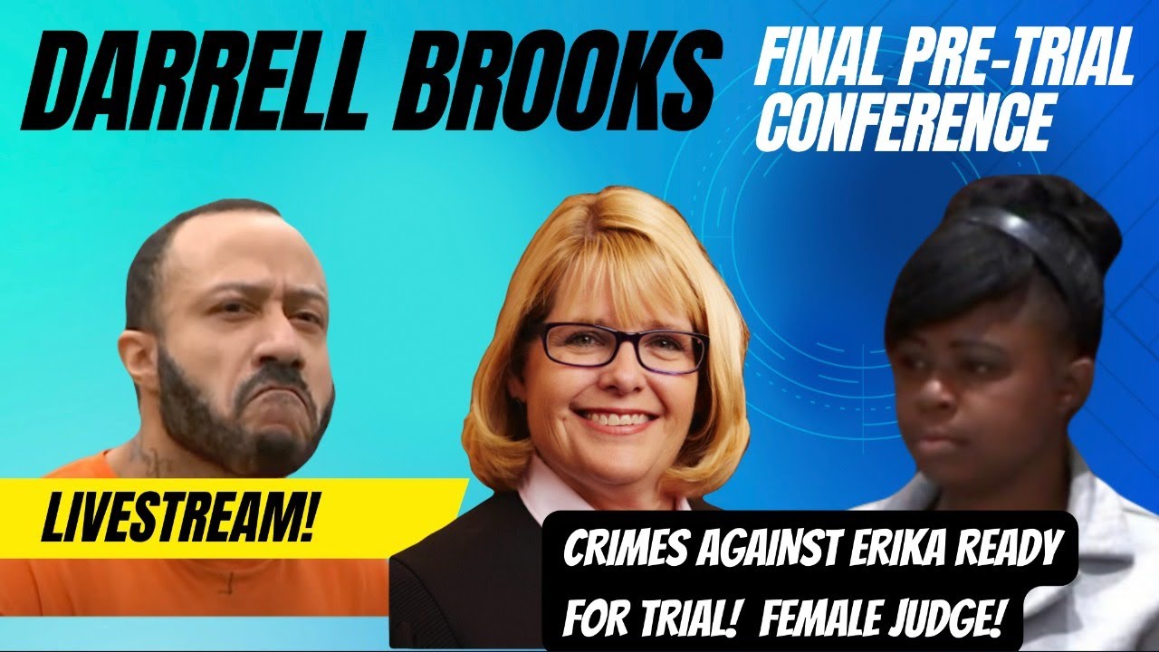Darrell Brooks: Pre Trial Conference for Erika Cases - YouTube