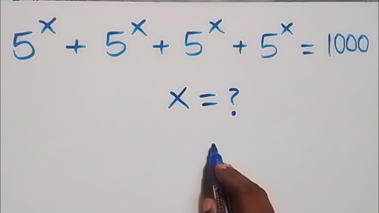 Russian | Math Olympiad Exponential Equation | How to solve? - YouTube