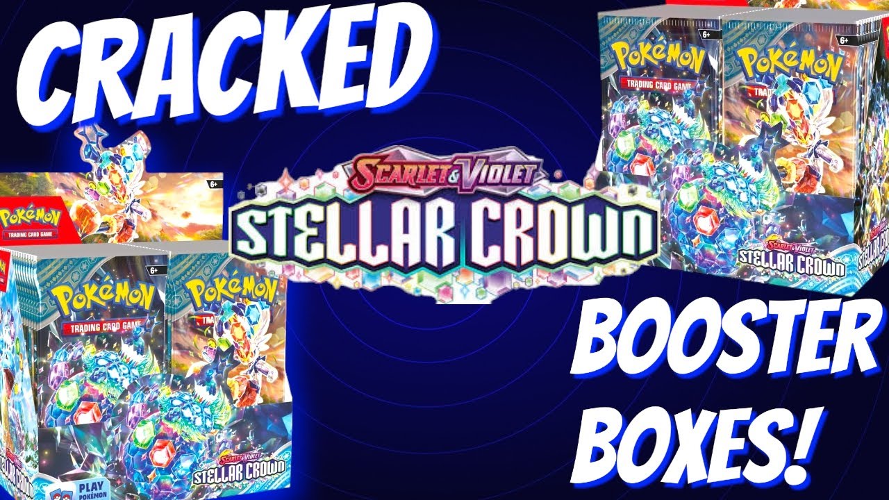 The most INSANE *Stellar Crown* Booster Boxes!!! Is Pokemon doing ...