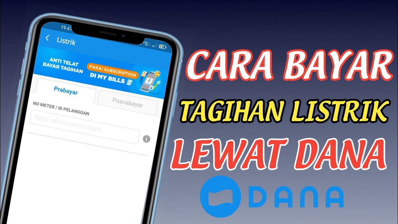 Cara Bayar Tagihan Listrik Lewat Dana dengan Cepat - YouTube