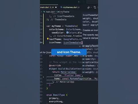 How to use Themes in #Flutter - YouTube
