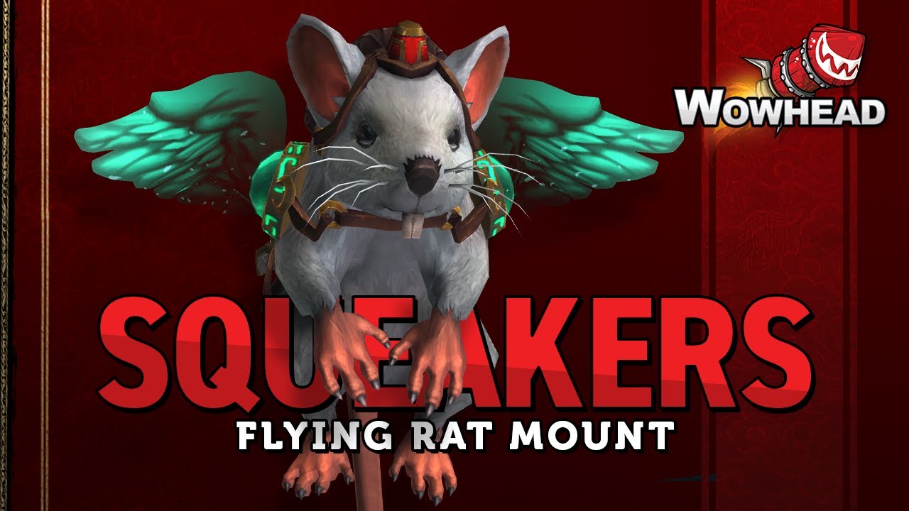 Squeakers Flying Rat Mount - YouTube
