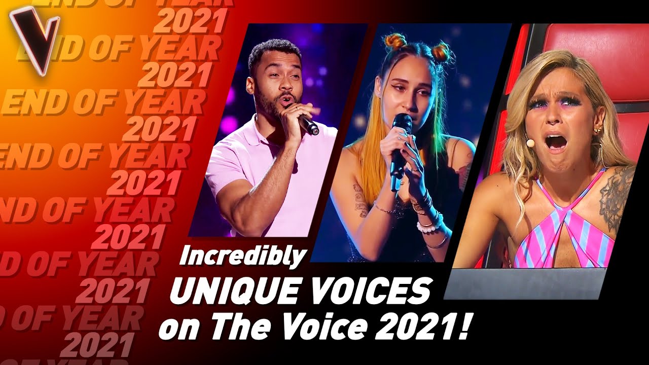 The most UNIQUE VOICES on The Voice 2021 - YouTube